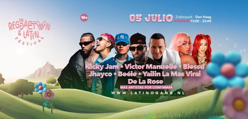 The Reggaeton & Latin Festival - by Latino Gang - 070online.nl