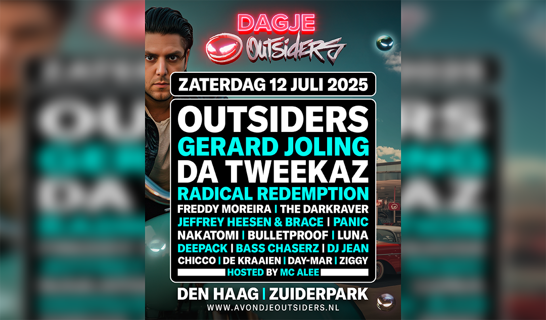 Grote artiesten op Festival "Dagje Outsiders" in het Zuiderpark! Gerard ...